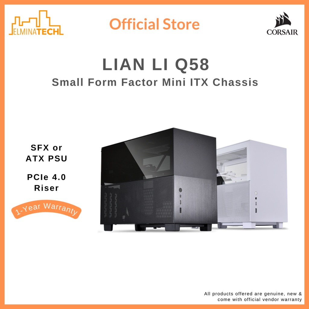 Lian Li Q58 SFF Mini ITX Case w/ PCIe 4.0 Riser | Shopee Malaysia