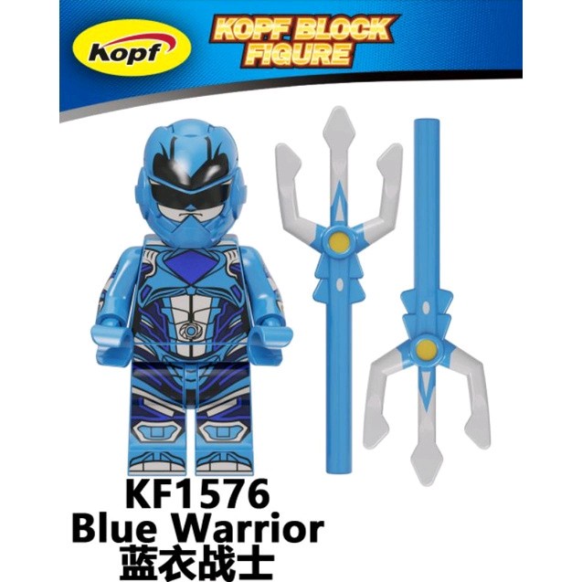 Lego Power Rangers Blue Hero Ninja Movie Spiderman Hulk Luffy Ironman ...