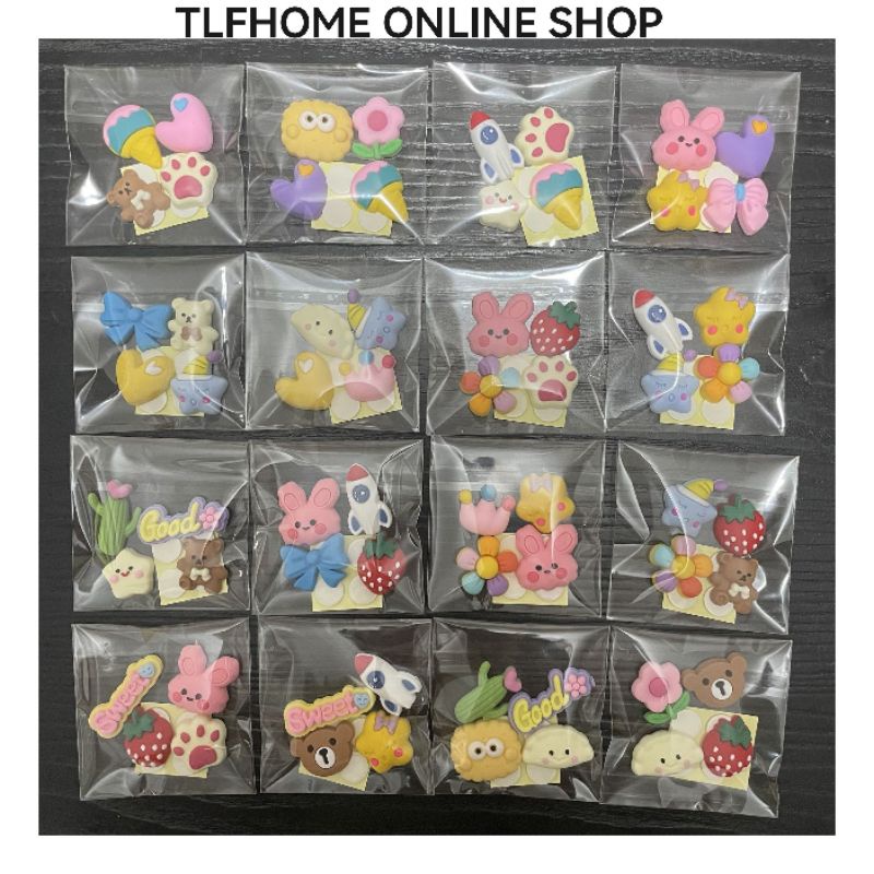TLF 4Pcs/Pack(Random) Waterproof 3D Sticker Cartoon PVC Sticker Thermos ...