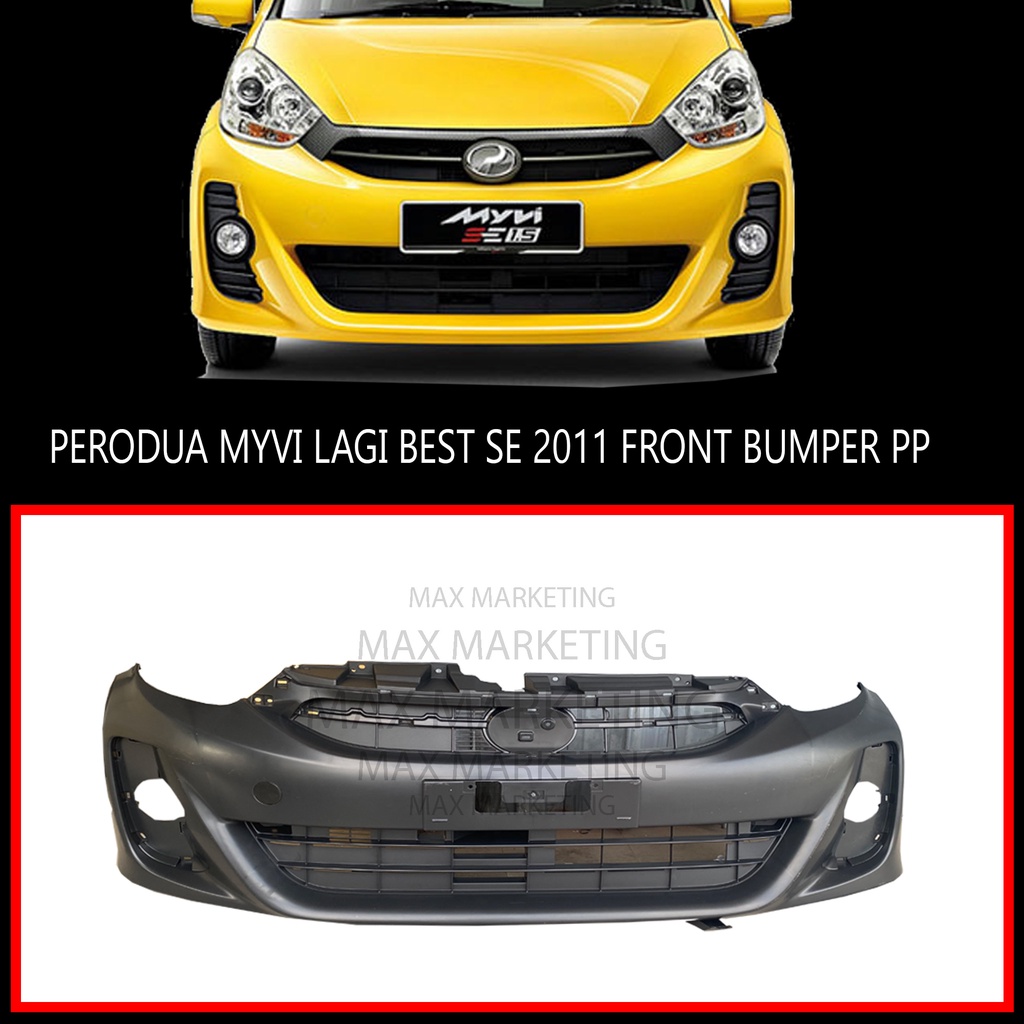 PERODUA MYVI LAGI BEST SE 2011 FRONT BUMPER (PP) SKIRT LIP BODYKIT ...