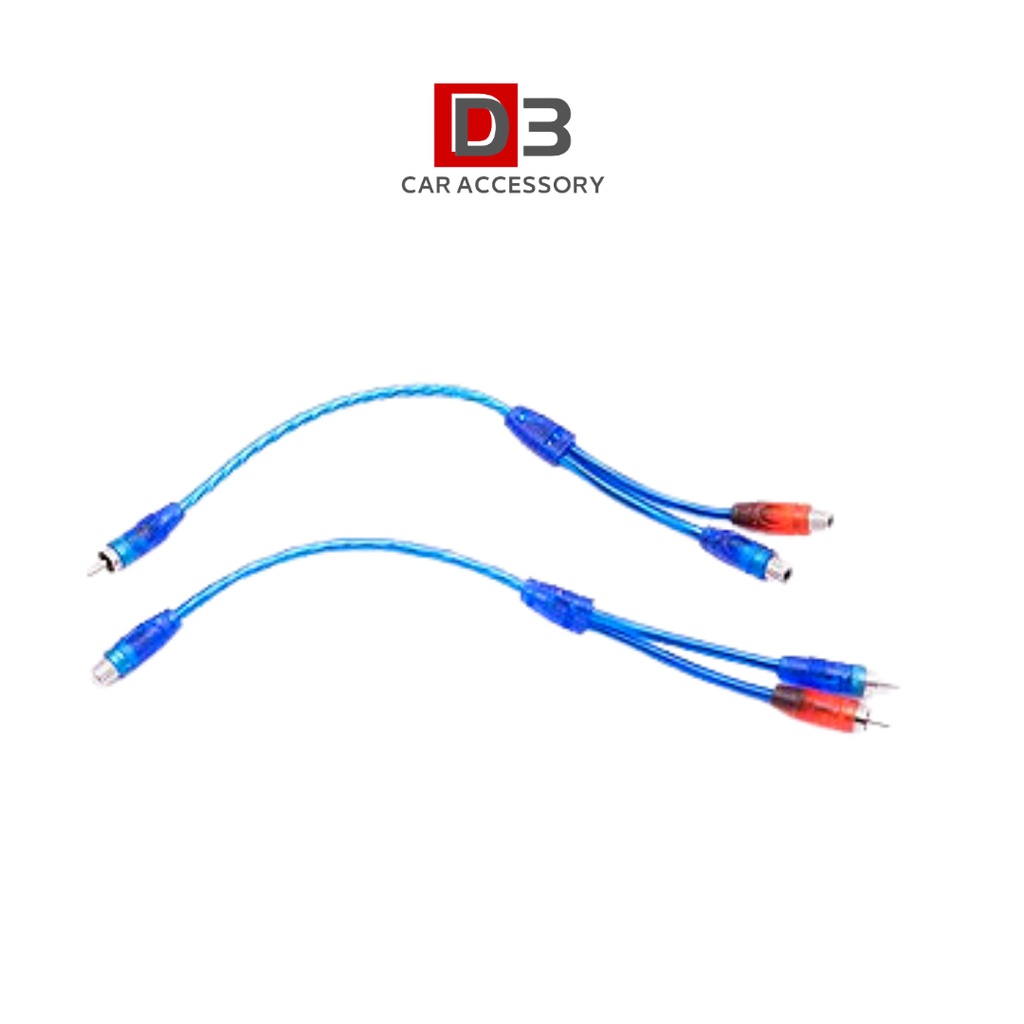 Car Audio RCA Cable 1 Male To 2 Female / 1 Female To 2 Male Car Audio ...