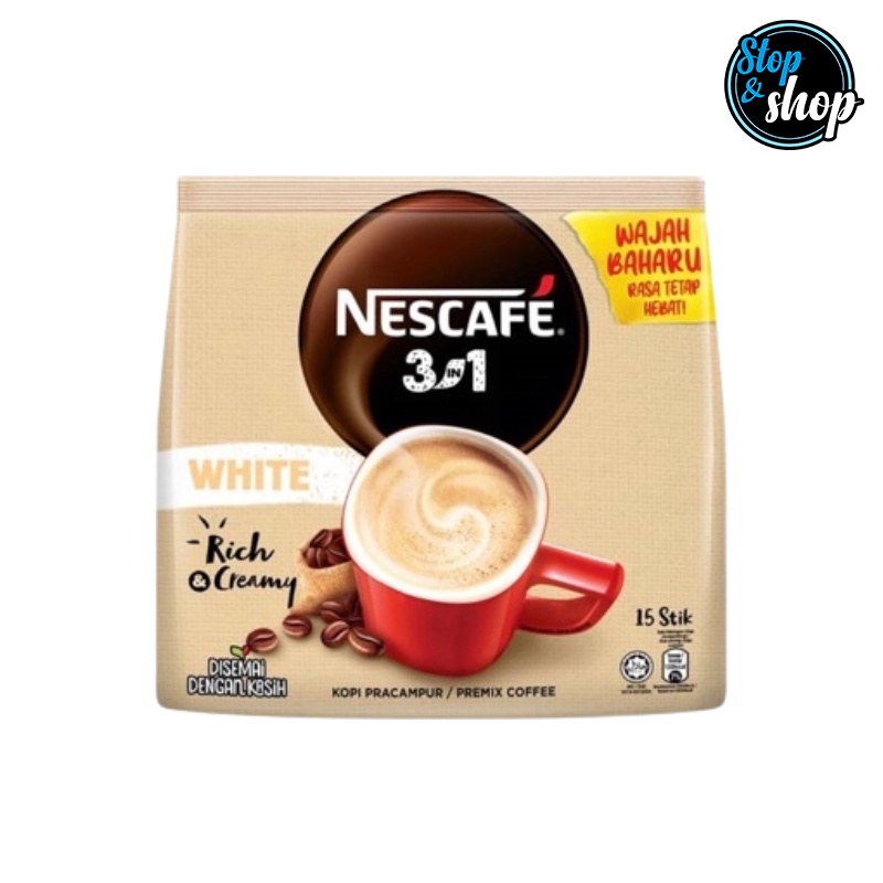 Nescafe White Rich & Creamy 3 In 1 [15x24G] | Shopee Malaysia