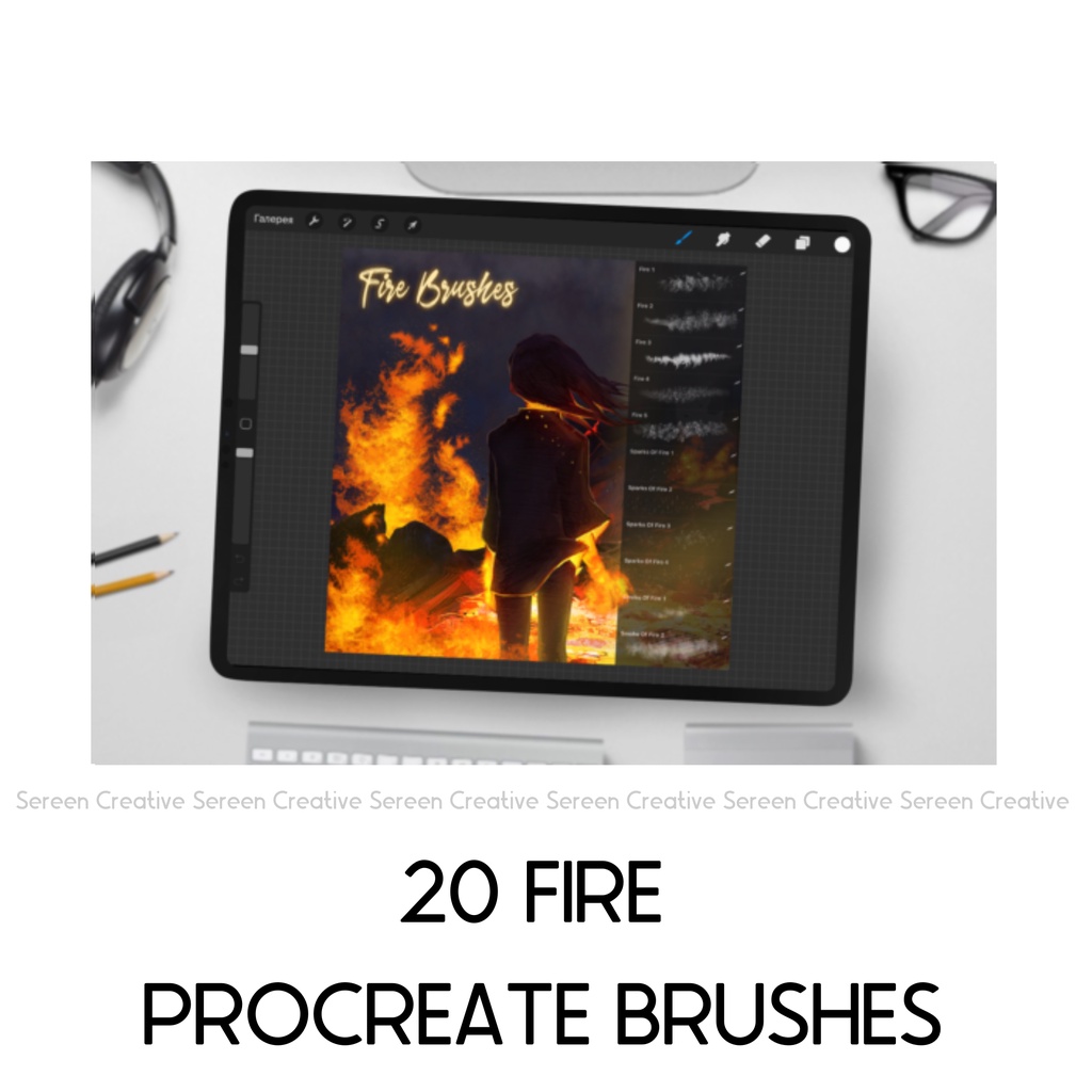 P28 Fire Procreate Brushes Stamps (Smoke, Fire Sparks) | Shopee Malaysia