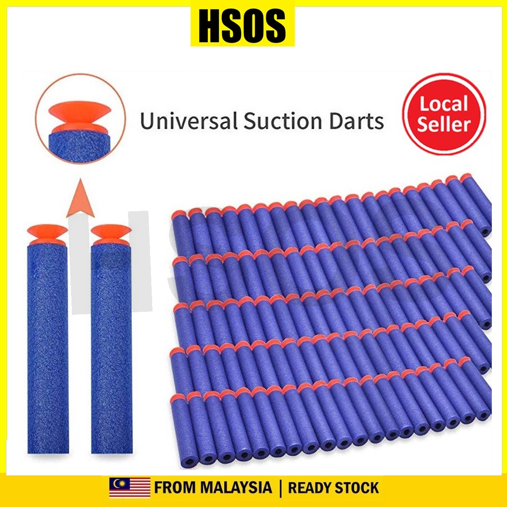 Refill Darts 100PCS Nerf Bullets Ammo Pack for Nerf N-Strike Elite ...