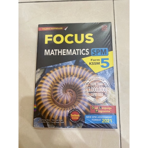Pelangi SPM Form 5 KSSM FOCUS Mathematics (English Version) | Shopee ...