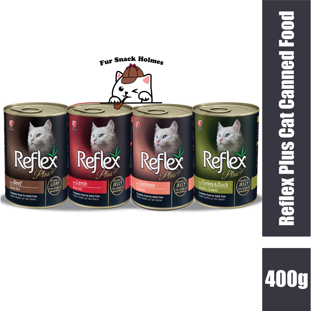 Reflex Plus Cat Canned Food 400g / Makanan Basah Kucing 400g Reflex ...