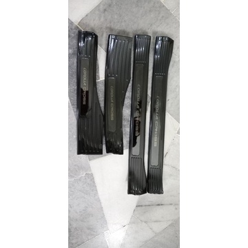 Toyota Corolla Cross Carbon And Titanium Finishing Sill Plates | Shopee ...