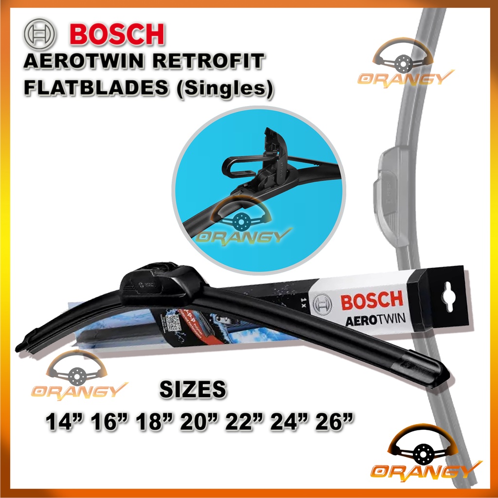BOSCH Universal Aerotwin Wiper Blade-(Compatible w/ ALL U-HOOK TYPE ...
