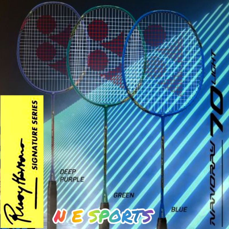 Yonex Nanoray 70 Light Badminton Racket Rudy Hartono (New Colors ...