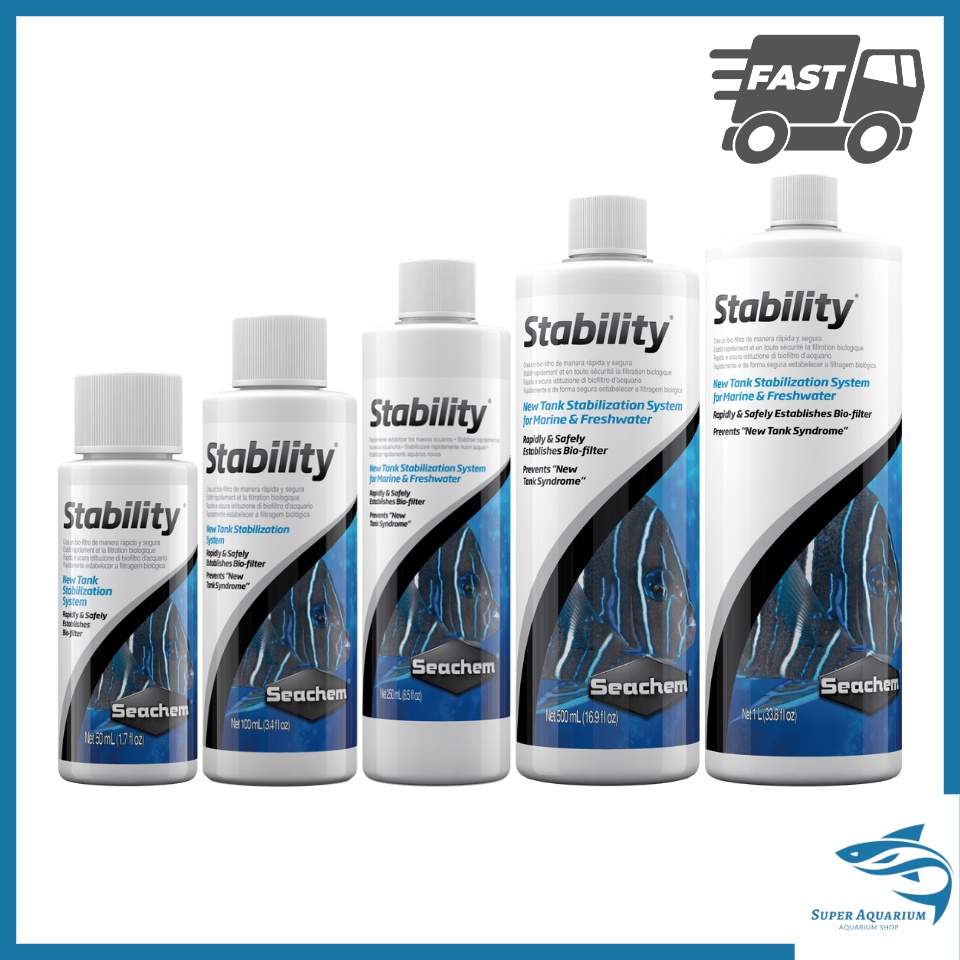 Seachem Stability (50ML/100ML/250ML/325ML/500ML) | Shopee Malaysia