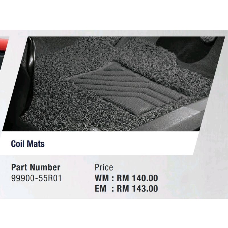 GearUp Alza MyviG3 Bezza/Axia Ativa Aruz Coil Mats Carpet Coilmat Gear ...