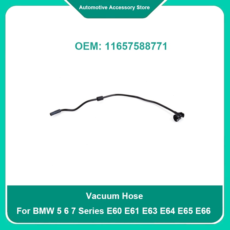 11657588771 1Piece Brake System Vacuum Hose For BMW 5 6 7 Series E60 E61 E63 E64 E65 E66 ...