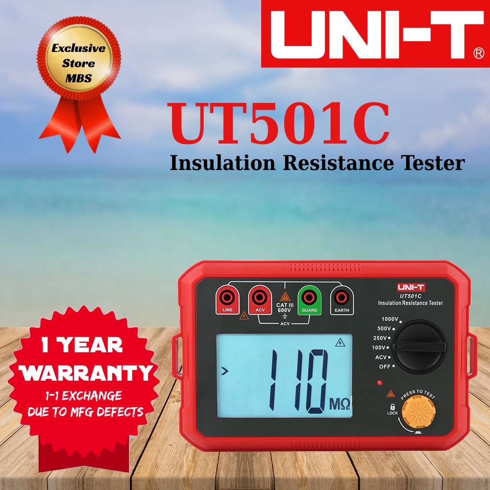 UNI-T UT501C Insulation Resistance Tester | Shopee Malaysia