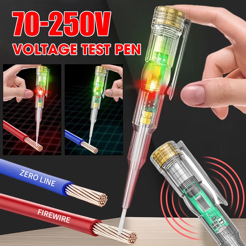 70-250W Voltage Colour Double Lamp Test Pen with Beep Alarm Prompt ...