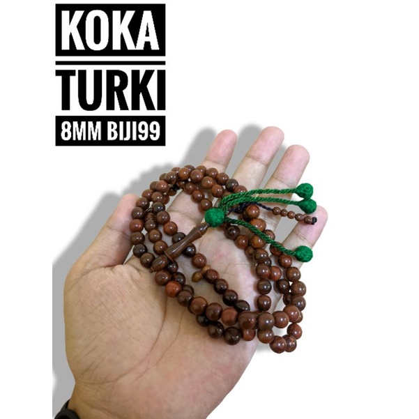 Tasbih Kayu Koka Original Turkey 🇹🇷 | Coklat Gelap | Shopee Malaysia
