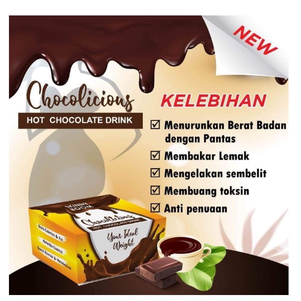 Ready stock- Skinnyboom skinny boom chocolicious hot chocolate (15pack/box) | Shopee Malaysia