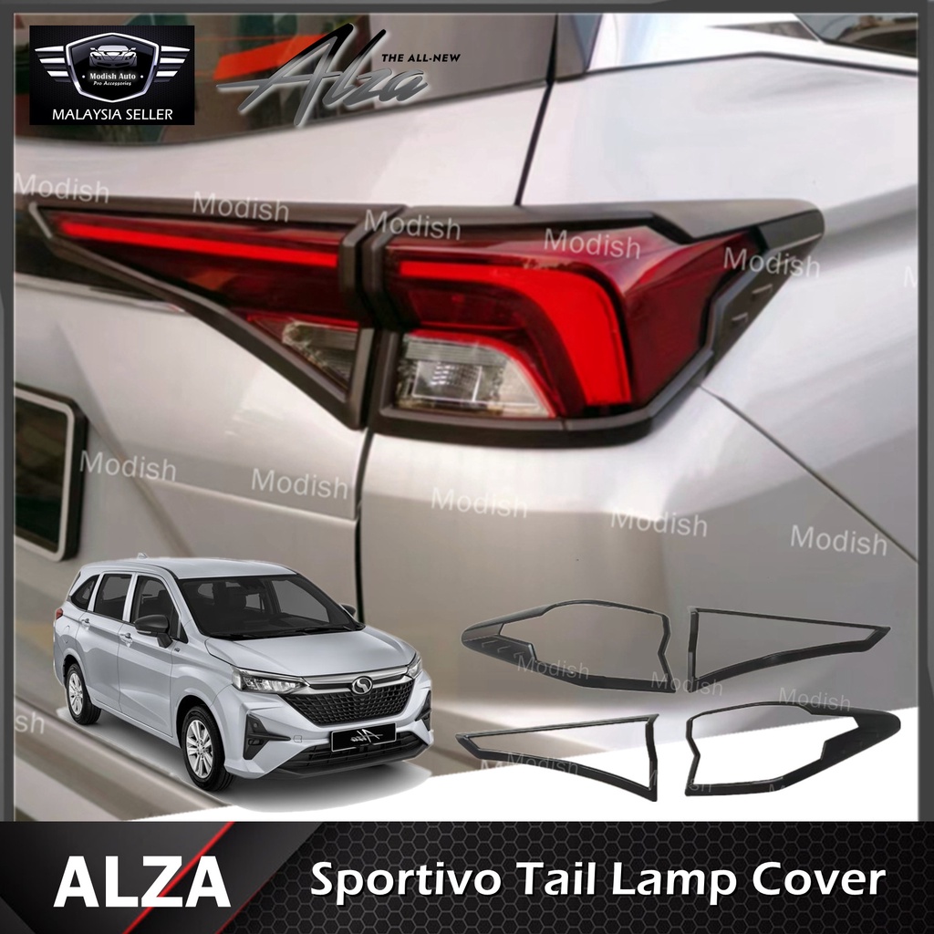 Modish Perodua New Alza 2022-2024 Rear Tail Lamp Cover Alza Facelift ...