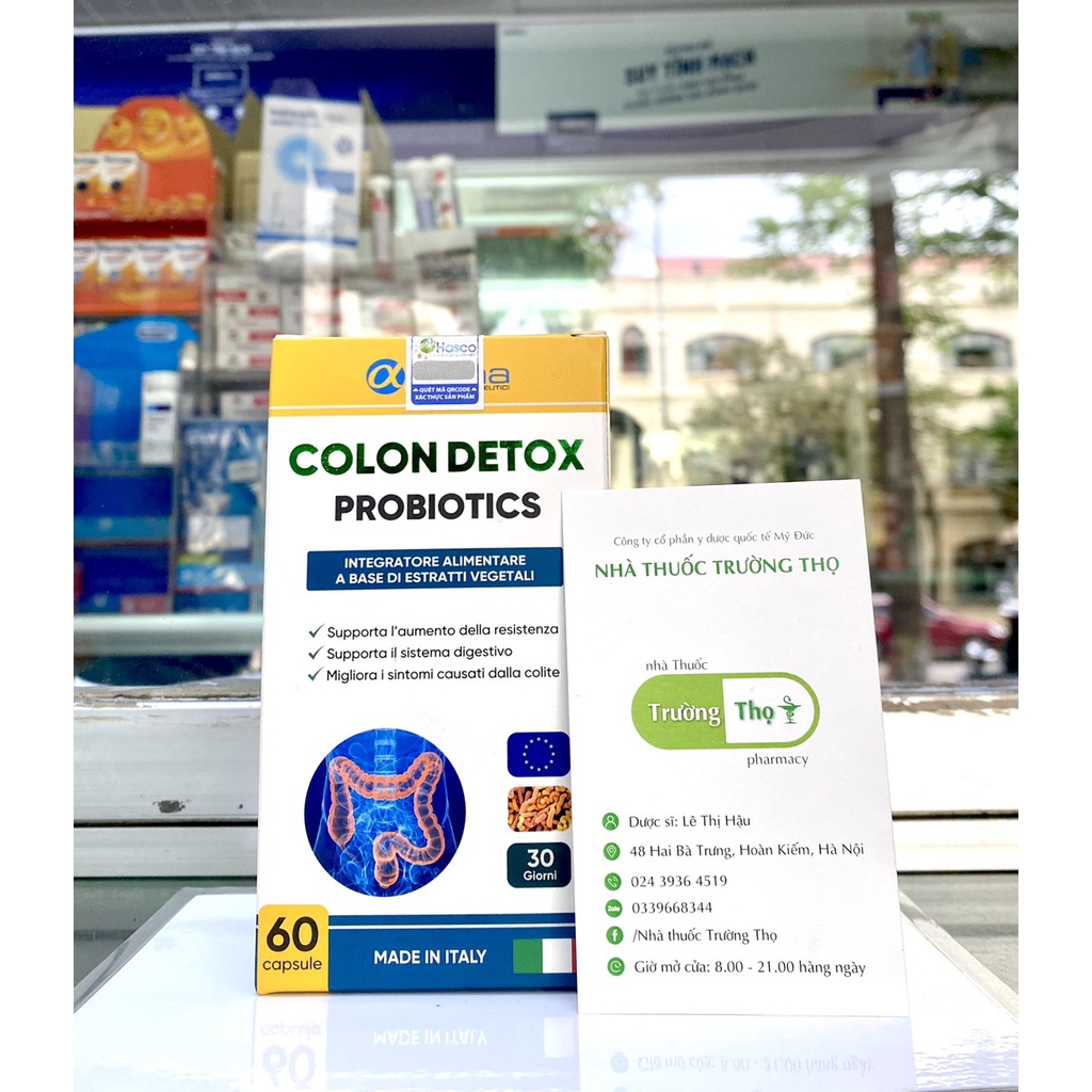 Colon Detox Probiotics Digestive Support Pills (Box of 60 pills ...