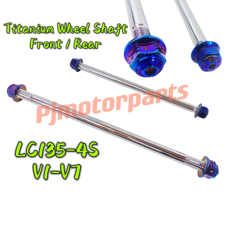 LC135 4S V1 V2 V3 V4 V5 V6 V7 Titanium Rainbow Front & Rear Tyre Wheel ...