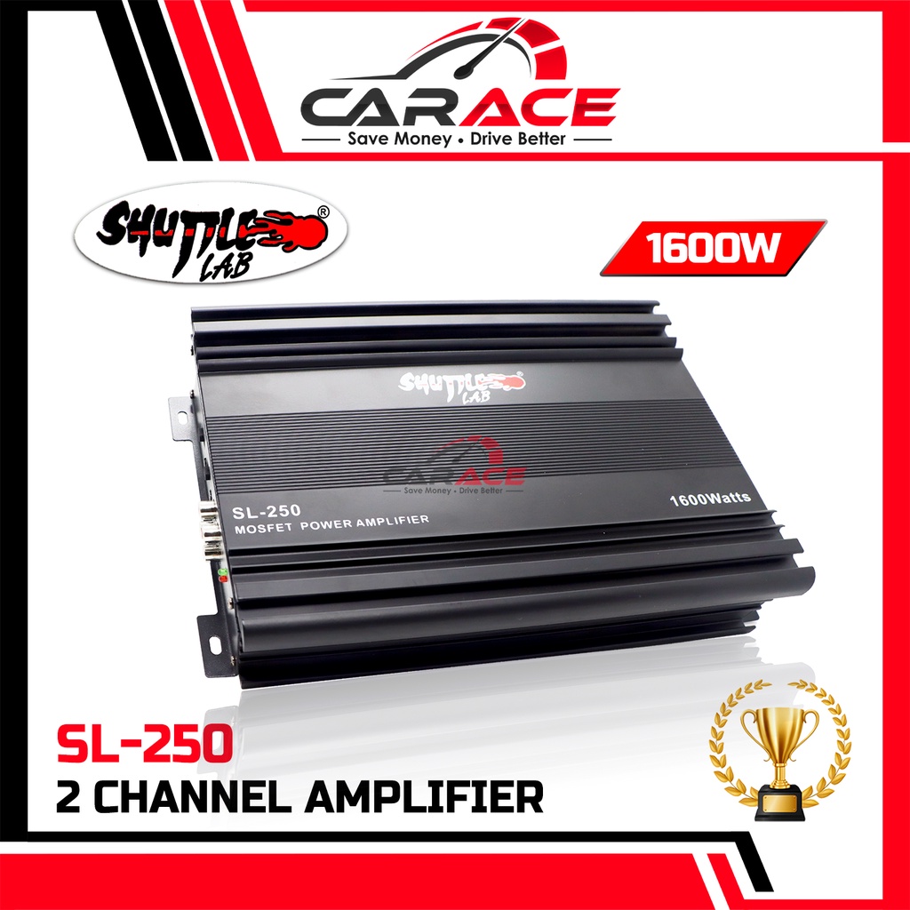 SHUTTLE LAB SL-260 | 2 Channel Power Amplifier MOSFET 2CH Amplifier ...