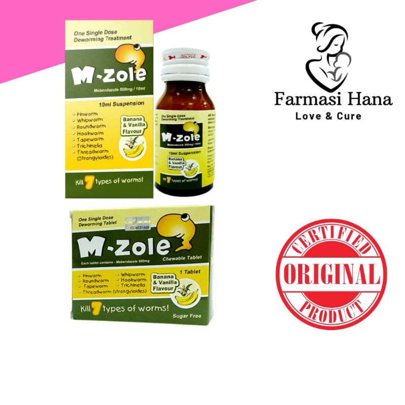 M ZOLE d worms chewable tablet 1s / Suspension 10ML | Shopee Malaysia
