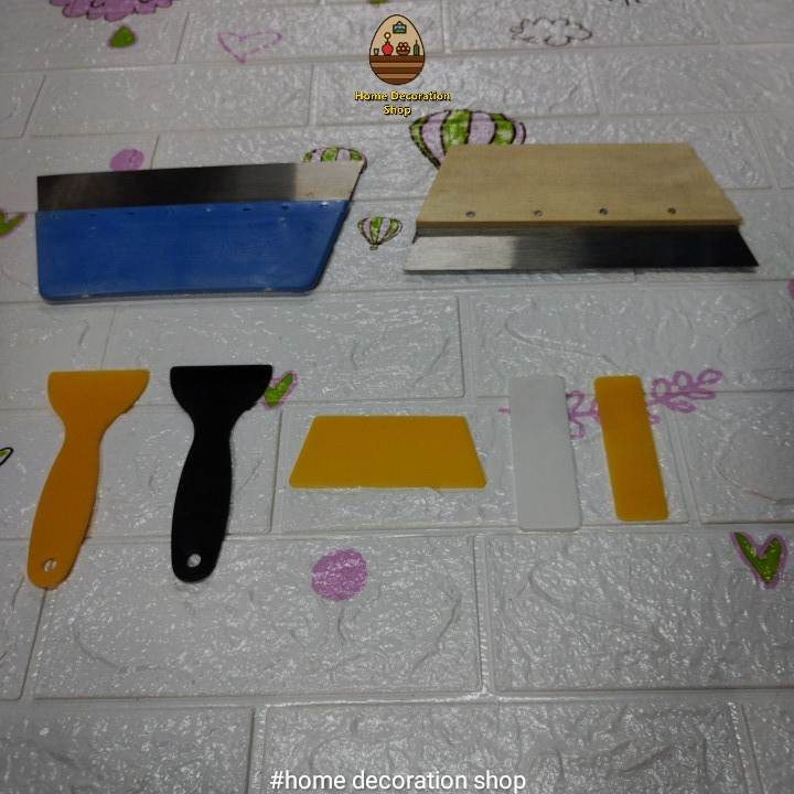 3 Pcs iron / pvc plastic scraper tinted home window film / ceiling ...