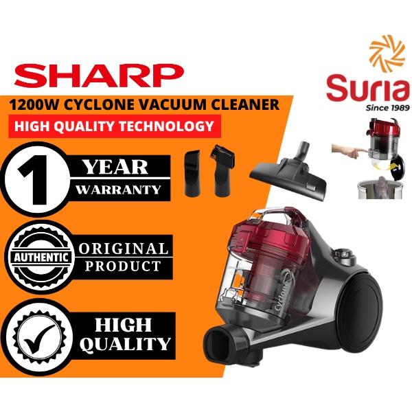 (Free Bubble Wrap) Sharp 1200W Cyclone Vacuum Cleaner Penyedut Habuk ...