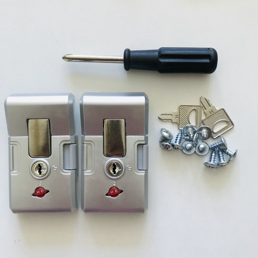 Luggage buckle lock button press card lock rod box key lock trunk lock ...