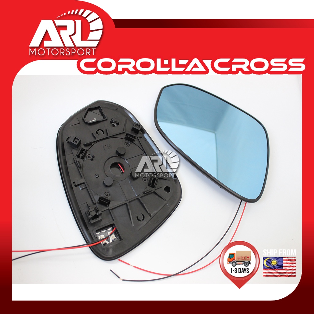 Toyota Corolla Cross XG10 LED Blue Mirror Wide Angle Sight Rear View ...