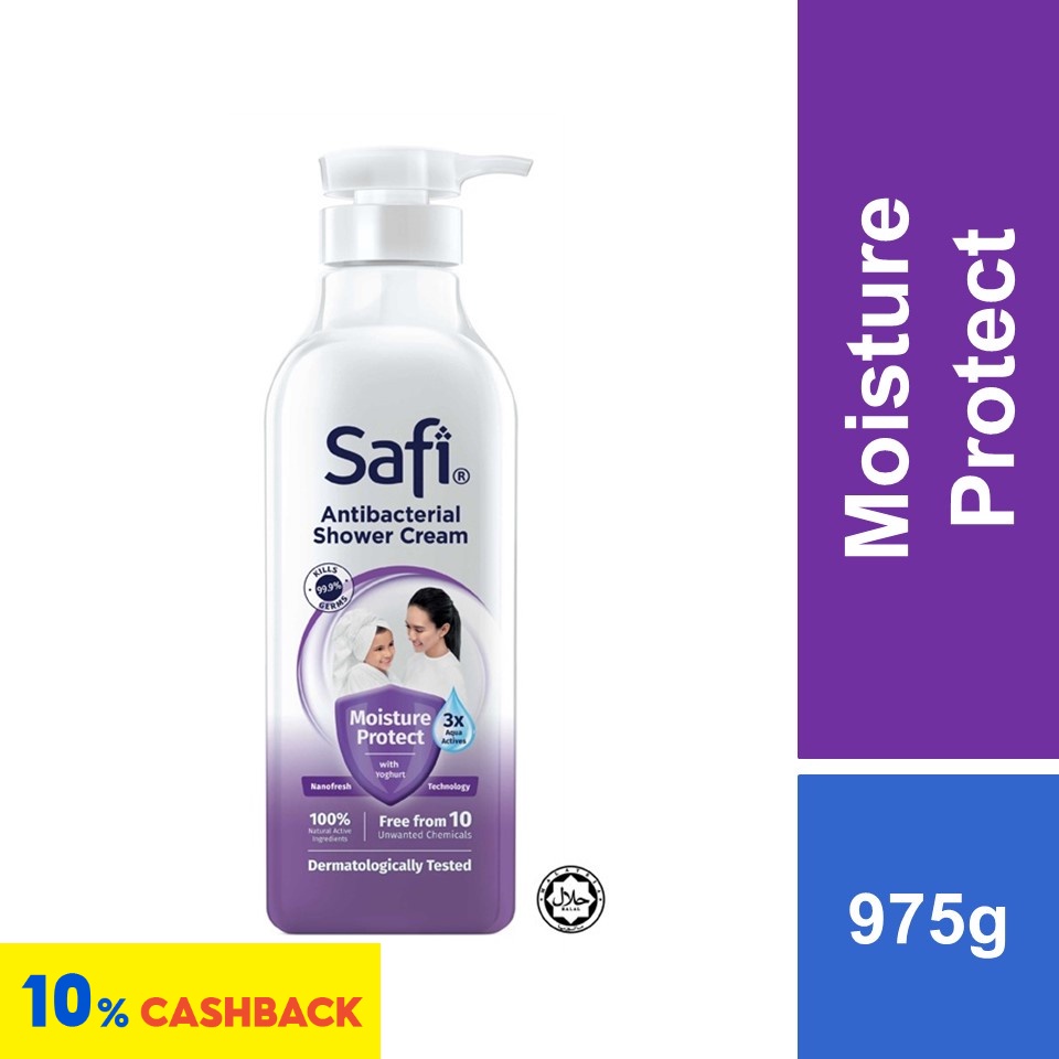 Safi Antibacterial Shower Cream Moisture Protect 975g | Shopee Malaysia
