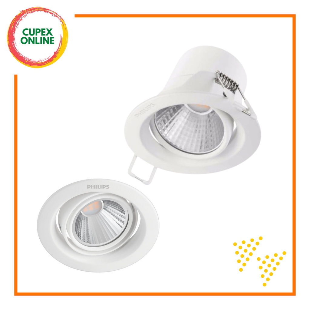 PHILIPS 59555/59556 Pomeron 5W/7W 3" Dimmable LED Eyeball (2700K/4000K ...
