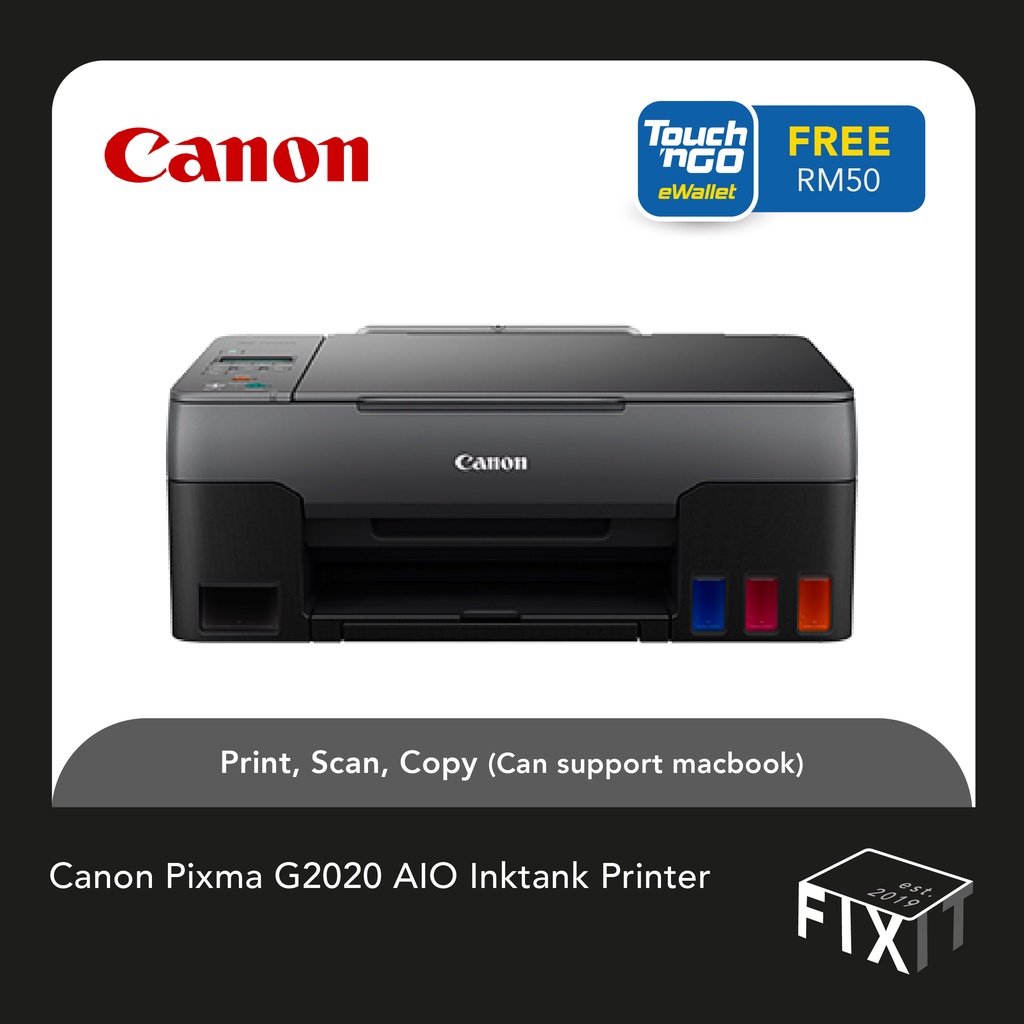 Canon Pixma G2020 All-In-One Inkjet Printer | Shopee Malaysia