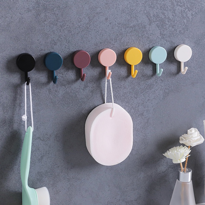 Creative Wall Mini Hook Strong Sticky Cute Hooks No Nails Decoration ...