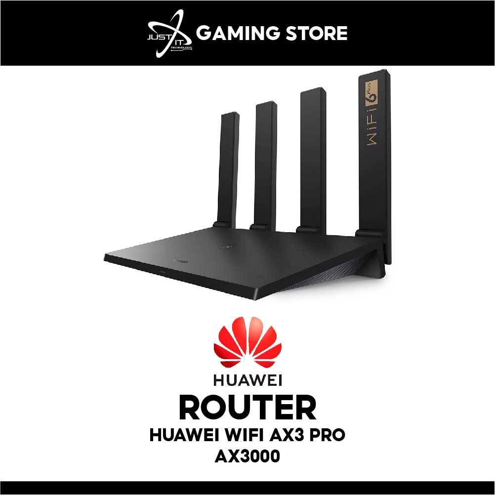 HUAWEI WS7206-20 WIFI AX3 PRO AX3000 DUAL BAND GIGABIT ROUTER (BLACK) | Shopee Malaysia