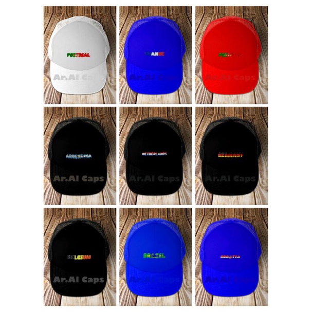 Qatar 2022 World Cup flag writing hat Qatar 2022 World Cup hat | Shopee ...