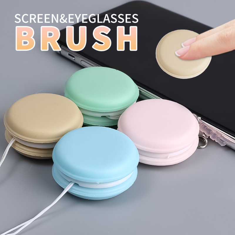 Candy Color Romantic Macaron Shape Cleaning Cloth/Mobile Phone Screen ...