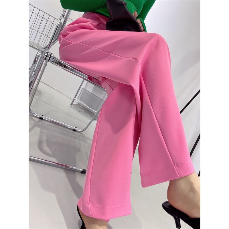 2024 New Style Pants Spring Summer Women Straight Casual Pants High ...