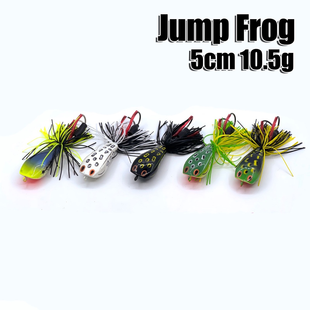 Anh F43 Jump Frog 10g 5.5cm Jumping Katak 55mm Fishing Lures Haruan ...