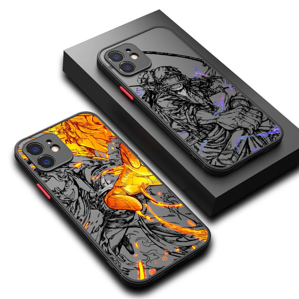 Anime One Piece Sabo Zoro Portgas Cartoon Matte Cell Phone Case For ...