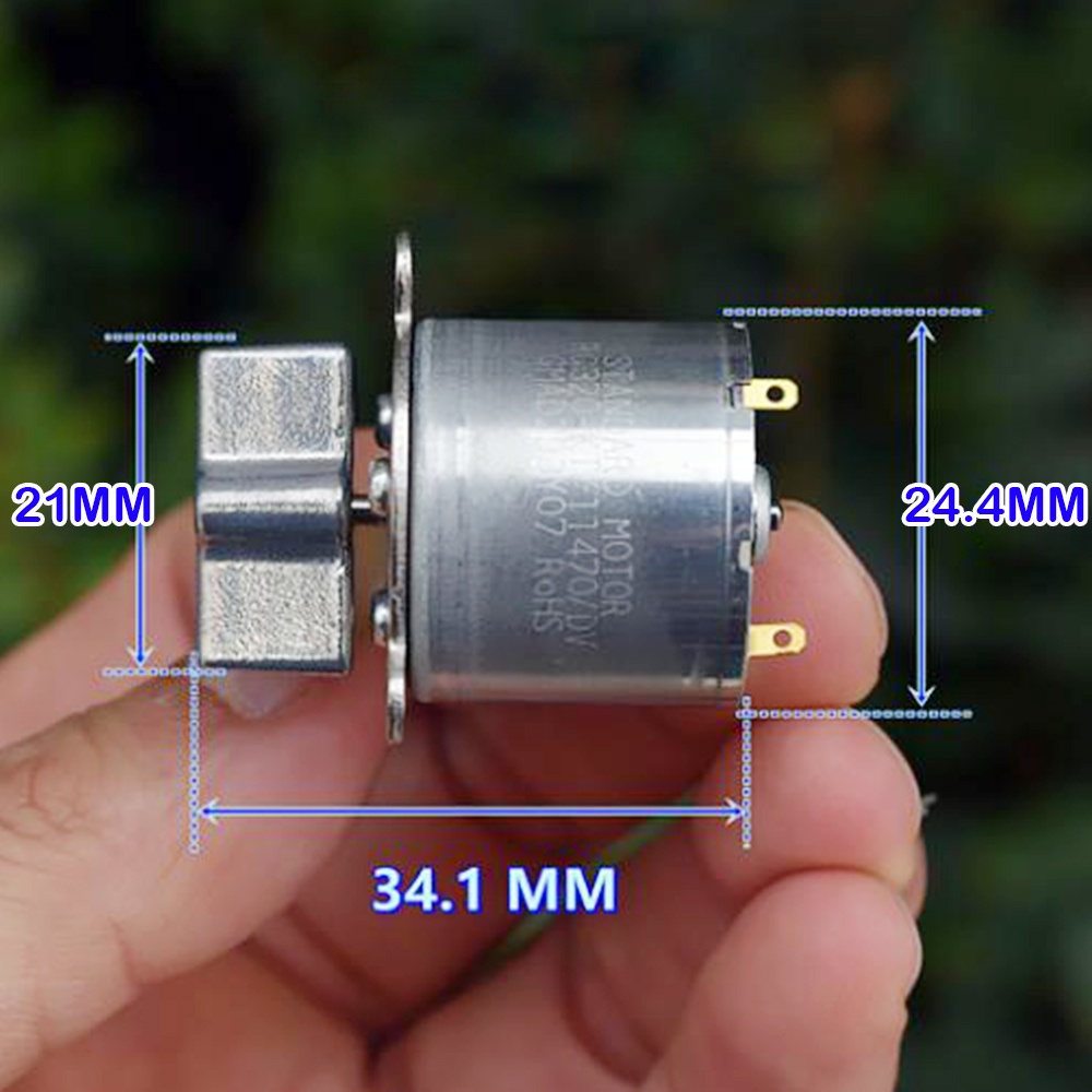 Standard RC-320 Vibrator DC 6V-9V small Vibration Carbon Brush Motor ...