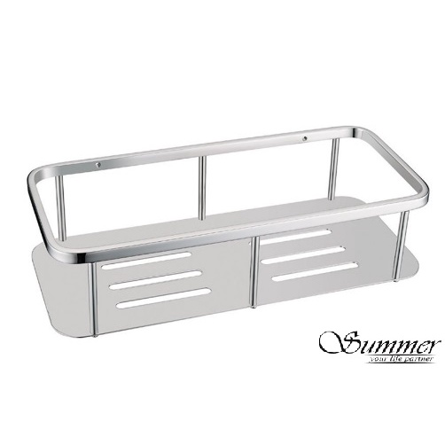 SUS304 Satin Finishing Shampoo Rack Heavy Duty Anti Rust Wall-Mounted ...