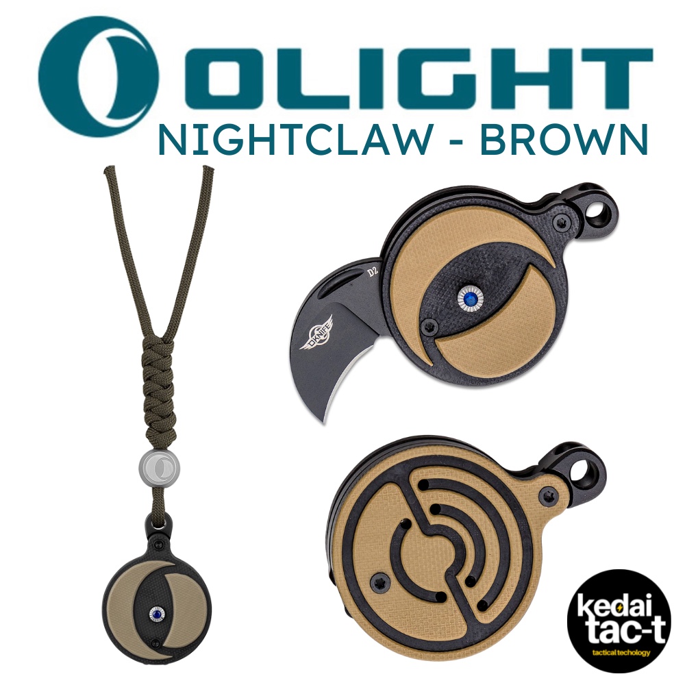 Olight Nightclaw EDC Knife Desert Tan | Shopee Malaysia