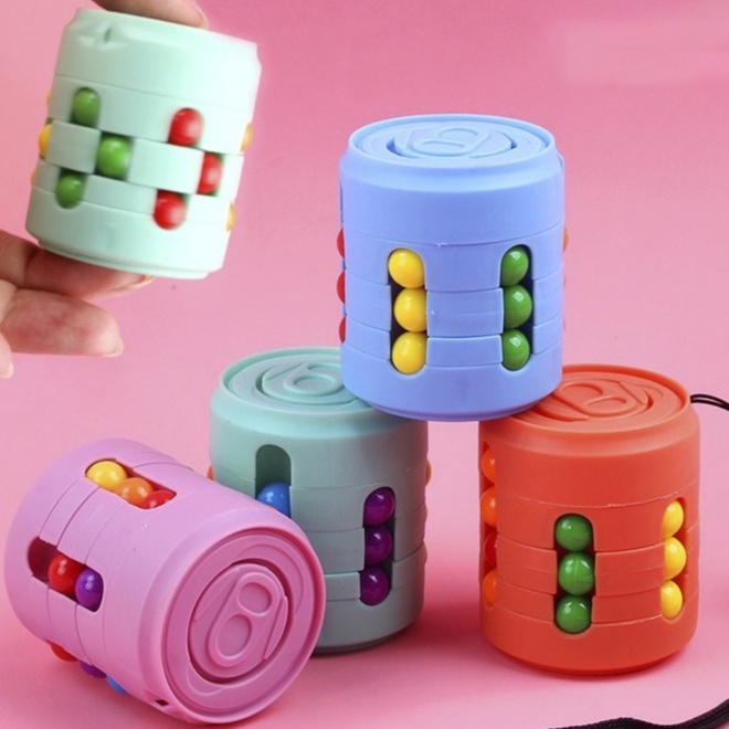 Rubik Spinner Soft Drink Can Ball, Rubik's Variant Magic Bean Shaped ...