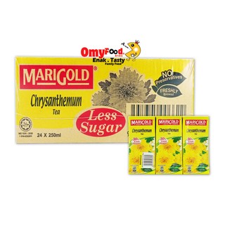 24pcs x 250ml Marigold Drink[Teh Bunga/Soya/Laici/Teh Limau/Barli Lemon ...