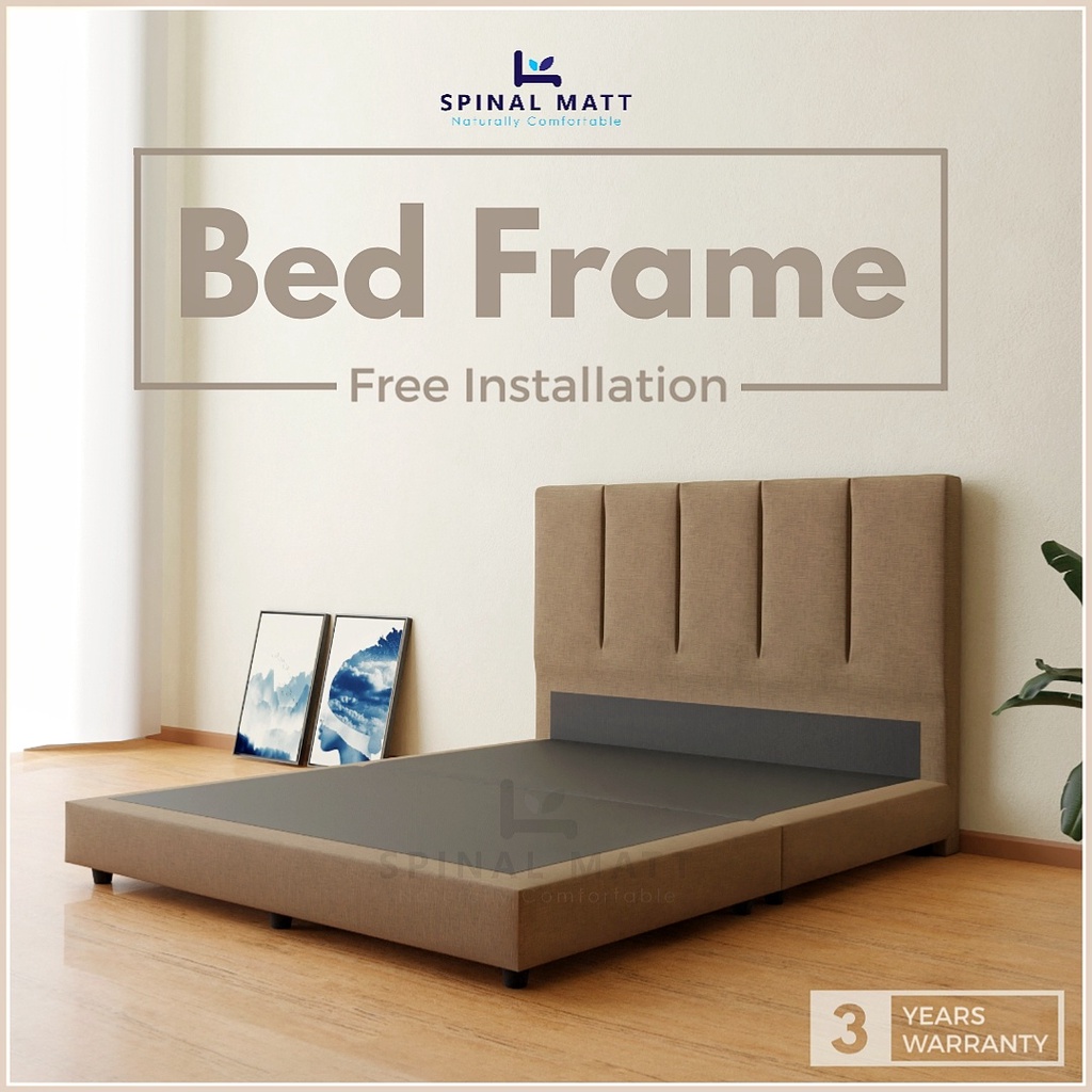 [FREE INSTALL] READY STOCK Katil Murah Queen Size Bed Frame Headboard ...