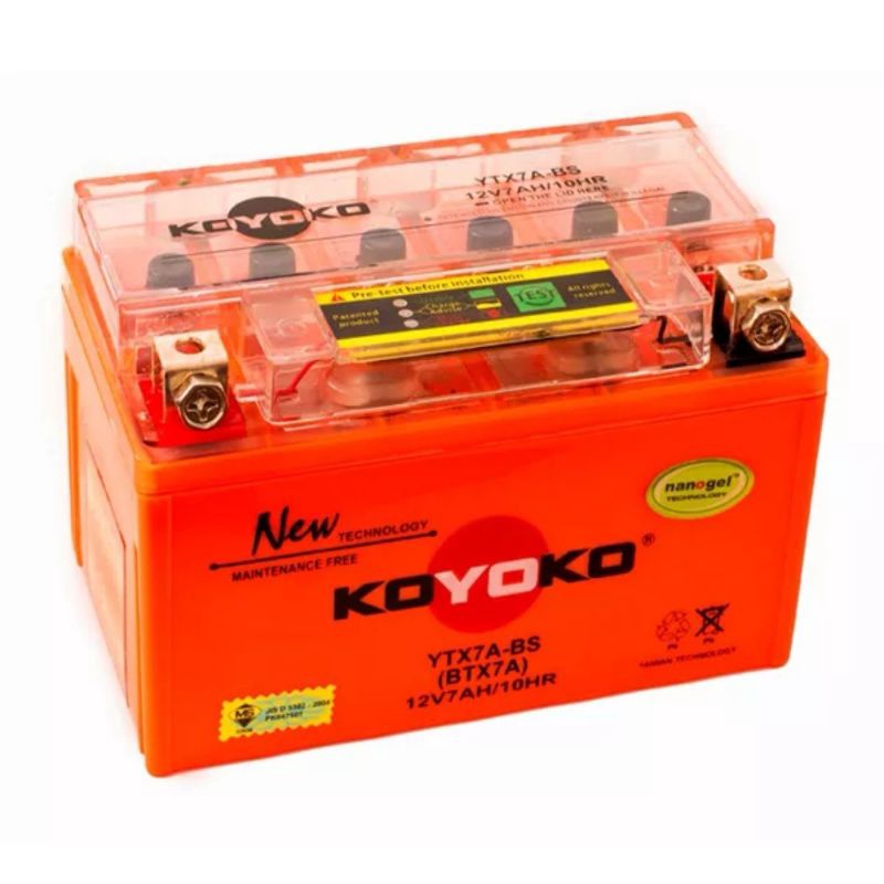 KOYOKO Motorcycle Battery Bateri Motor Y15 LC135 SRL EGO Y125 NVX Y110 ...