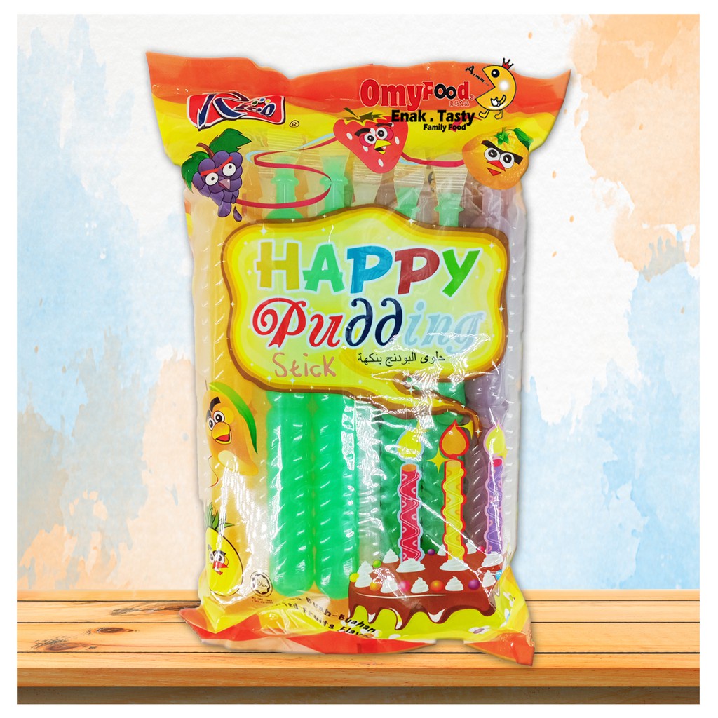 40g x 24pcs Rico Happy Pudding Stick Assorted Fruit Flavour[OmyFood ...