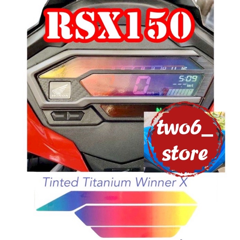 🔥🔥TINTED METER TITANIUM WINNER X RSX RS-X | Shopee Malaysia