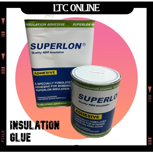 Superlon Quality NBR Insulation Adhesive Gum 1 liter and 3.36 liter ...