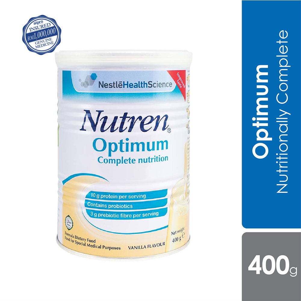Nestle Nutren Optimum 400g | Complete Nutrition | Shopee Malaysia